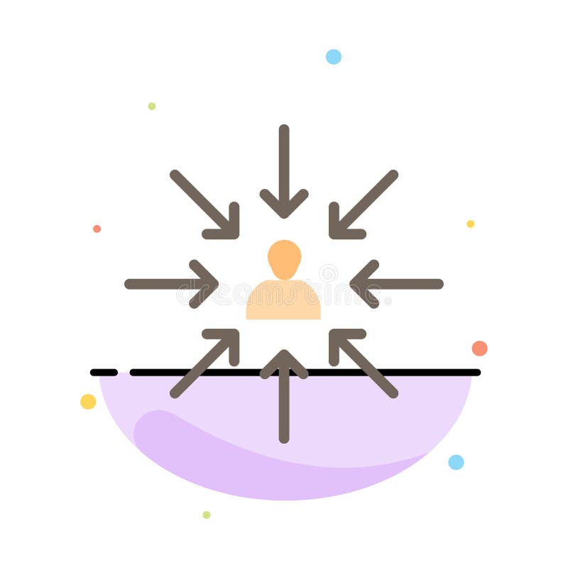 Candidate, Choice, Choose, Focus, Selection Abstract Flat Color Icon ...