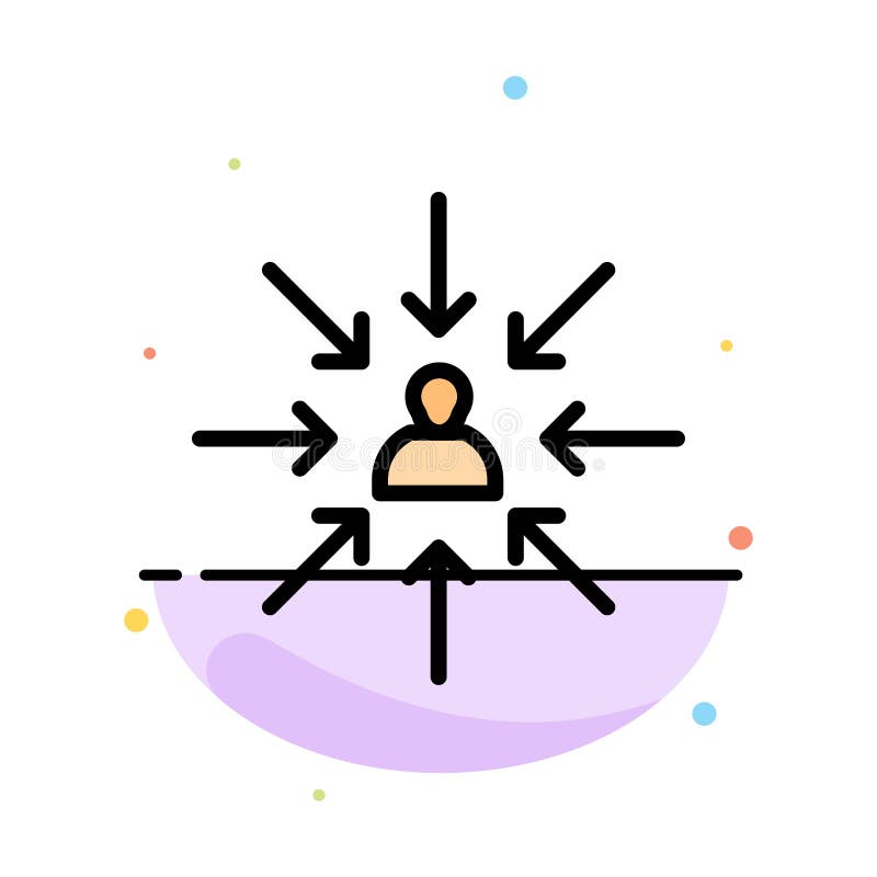 Candidate, Choice, Choose, Focus, Selection Abstract Flat Color Icon ...