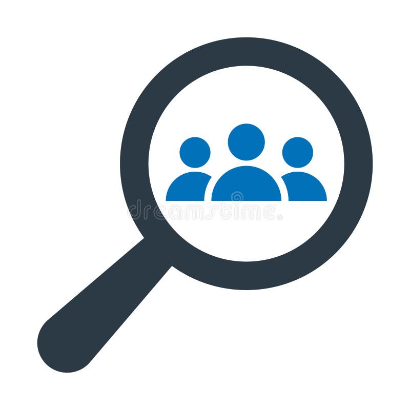 Candidate Find Employee Vector Icon Which Can Easily Modify Stock ...