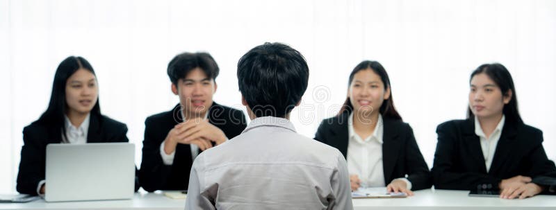 Candidate in Job Interview with Human Resources Manager Oratory ...