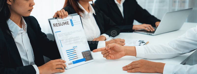 Candidate in Job Interview with Human Resources Manager Oratory ...