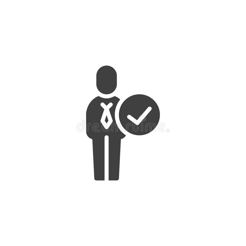 Candidate Selection Vector Icon Stock Vector - Illustration of ...