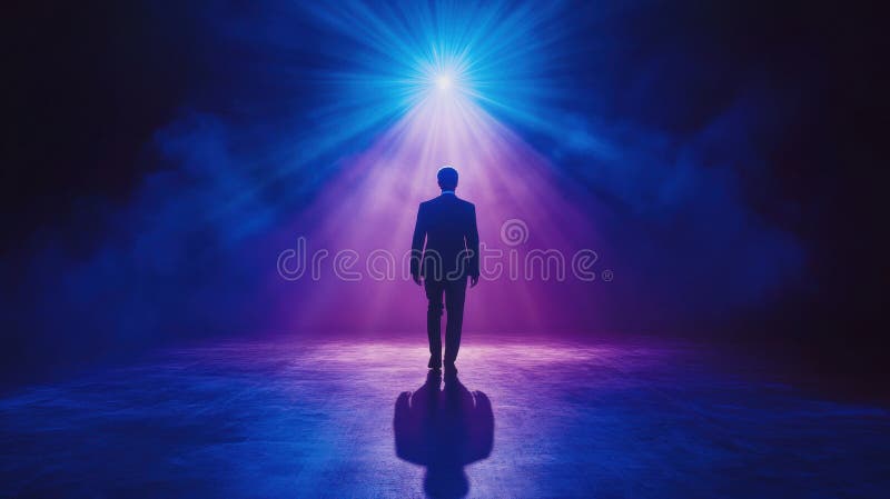 Candidate Steps into Spotlight during Election Rally, Showcasing ...