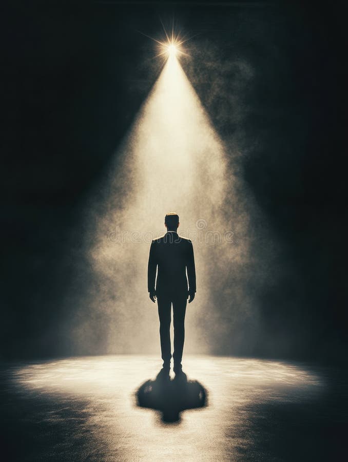 Candidate Steps into Spotlight on Election Stage, Showcasing Confidence ...