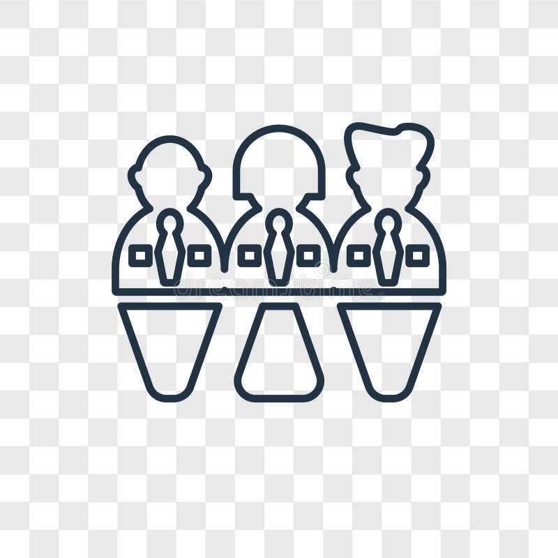 Linear Candidates Icon from Human Resources Outline Collection. Thin ...