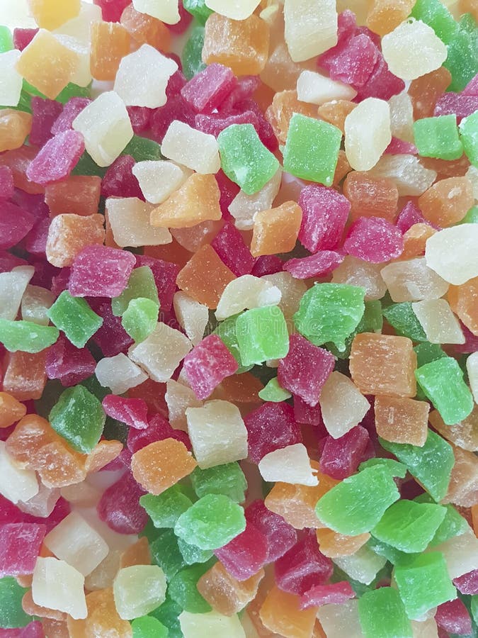 Candied Fruit Color Background Addiction, Sucrose, Object Stock Photo ...