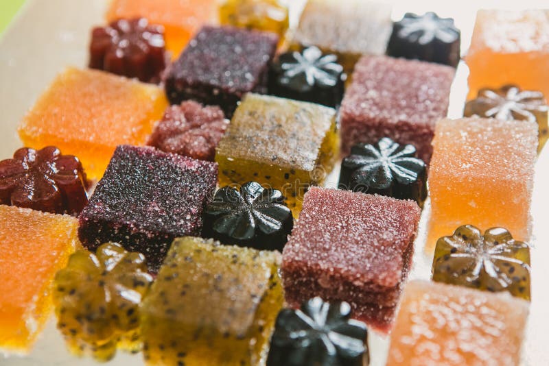 Many Different Fruit Paste Candies Stock Photos - Free & Royalty-Free ...