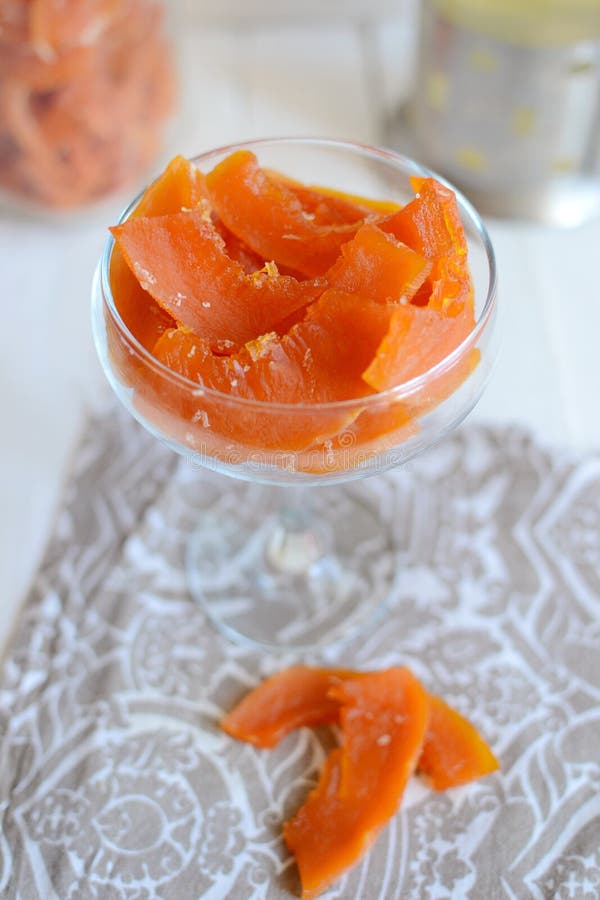 Candied pumpkin stock image. Image of cuisine, vegetables - 61605679