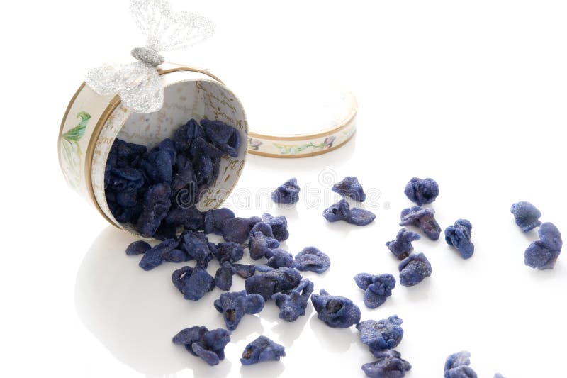 Crystallized violets stock image. Image of color, flower - 23703923