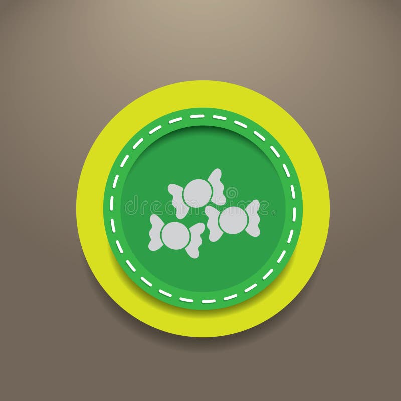 Candies Button. Vector Illustration Decorative Design Stock Vector ...