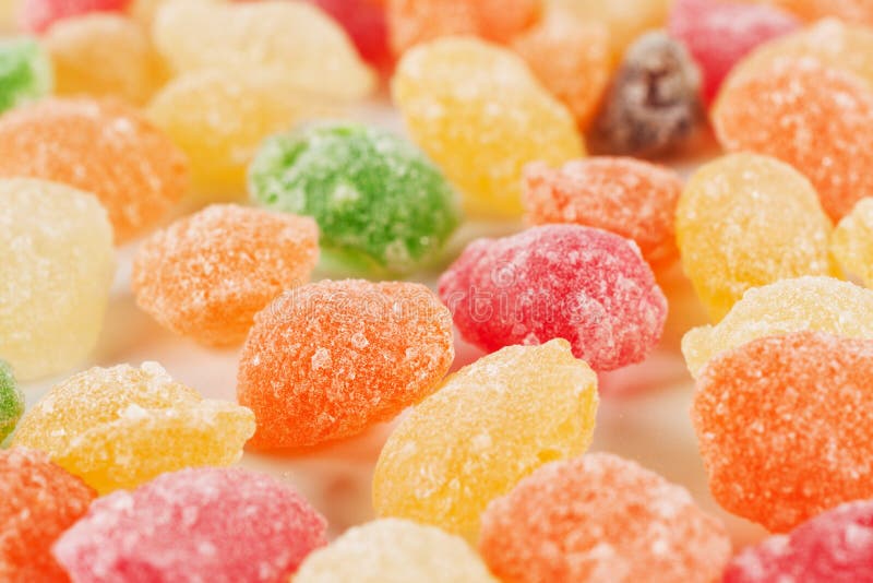 Sugar Candies in Different Colors Stock Image - Image of closeup, mixed ...