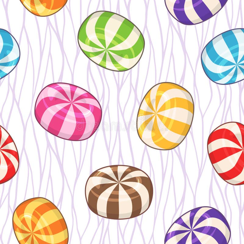 Candies stock vector. Illustration of lollipop, color - 121312661