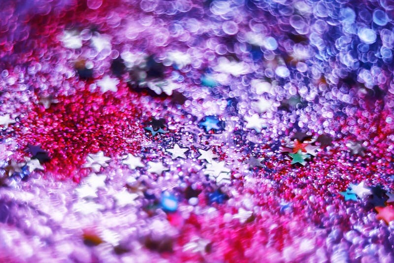 Candies, Sparkles and Sparkling Dust, Texture of a Bright Blurred Spark ...