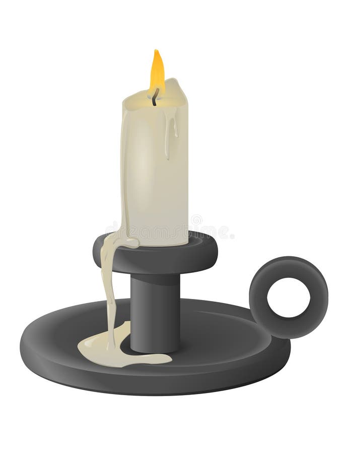 Candle stock vector. Illustration of church, dissolve - 33576470