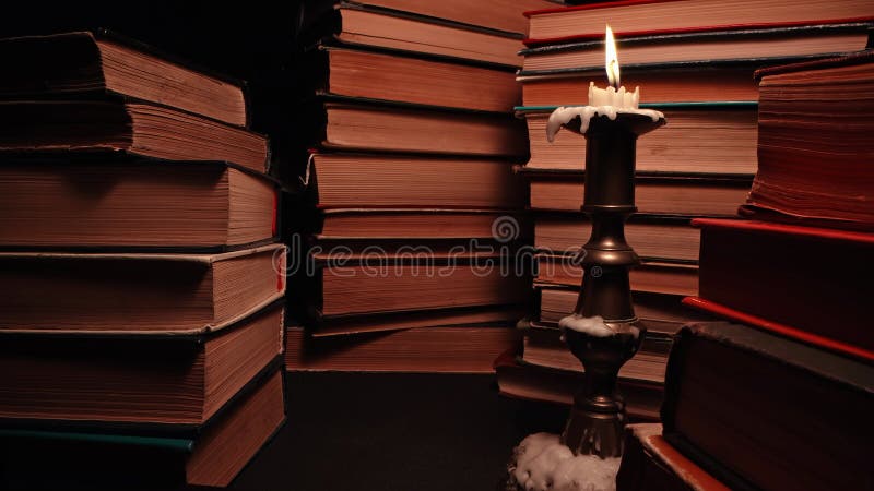 Library Stack Old Books Slider Macro Footage Antique Shop Bookstore ...