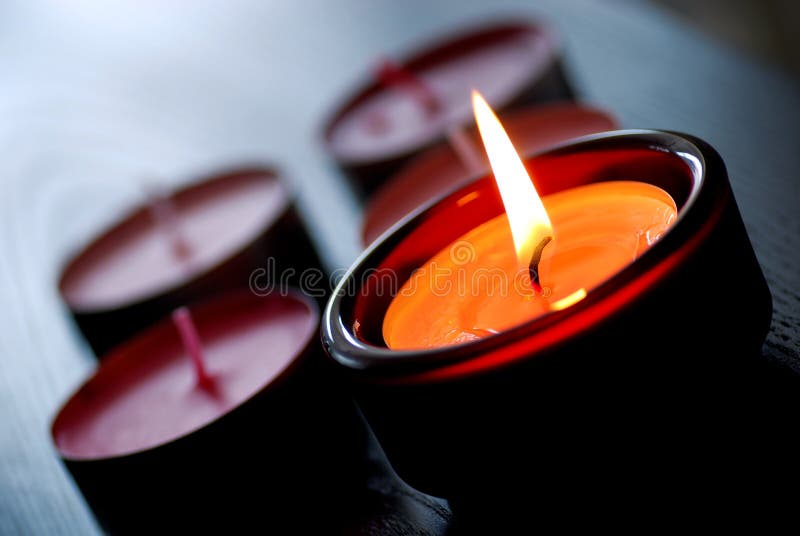 Candle deco stock photo. Image of shine, beam, porcelain - 3477624