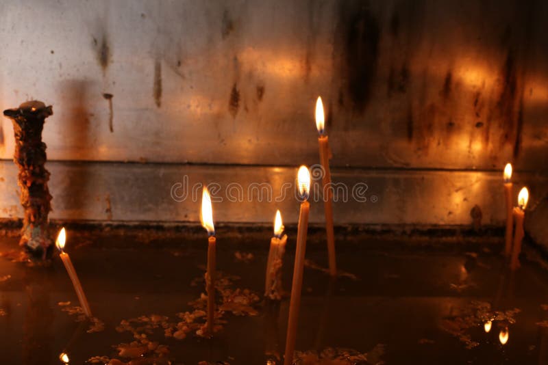 Candle - a Device for Lighting Stock Image - Image of substance ...