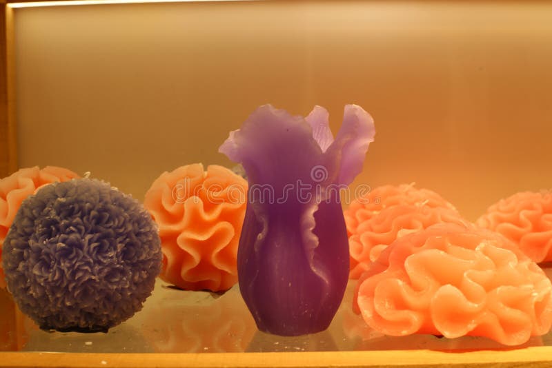 Candle - a Device for Lighting Stock Image - Image of device, inside ...