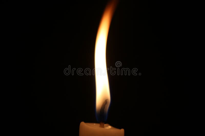 Candle Fire Rip Isolated Backgound Stock Image - Image of candle, fire ...