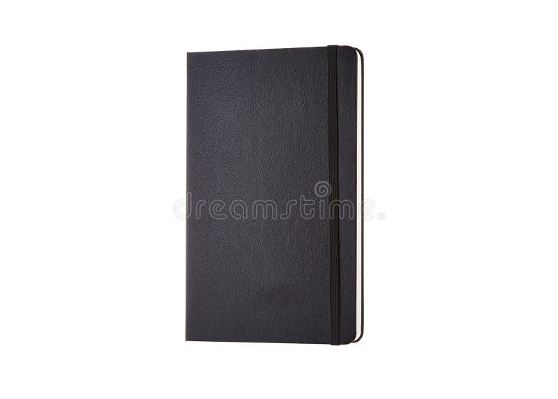 Black Diary Cover Notes Note Book Stock Photo - Image of notes, note ...