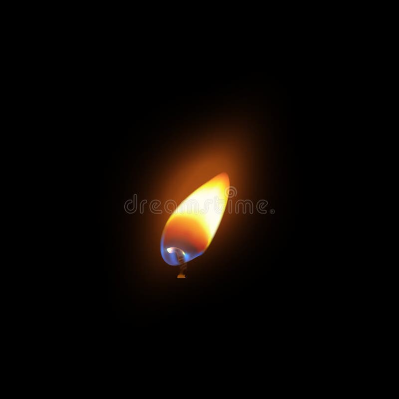 Candle with Flame Isolated Catholic Religion Icon Stock Vector ...