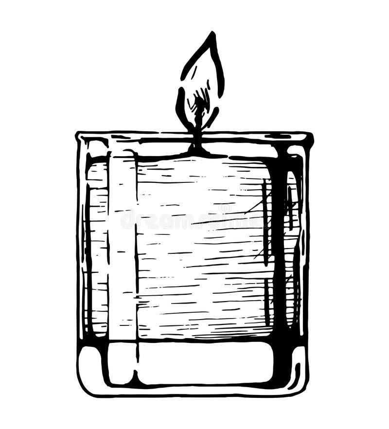 Hand Drawn Candle Holder Stock Illustrations – 819 Hand Drawn Candle ...