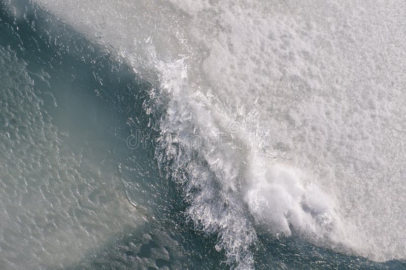 Rotten ice stock image. Image of frozen, closeup, surface - 11403501