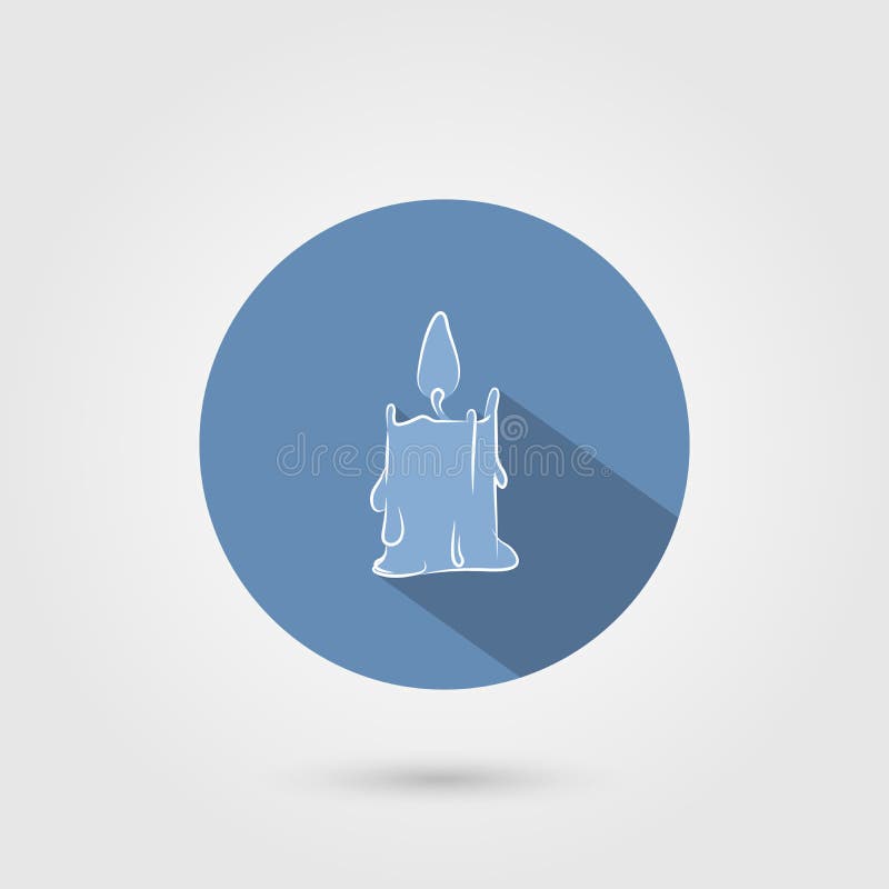 Candle icon stock illustration. Illustration of memorial - 47169945