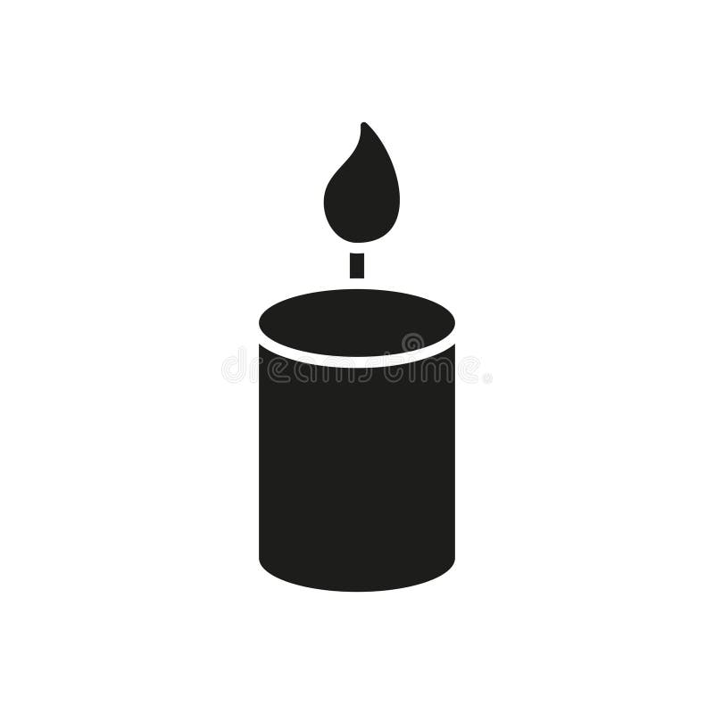Candle Icon Vector Basic Design Simple and Modern Stock Illustration ...