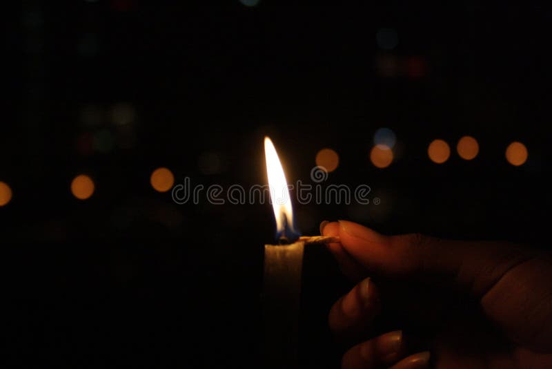 Candle of life stock photo. Image of fire, burning, candle - 12820556