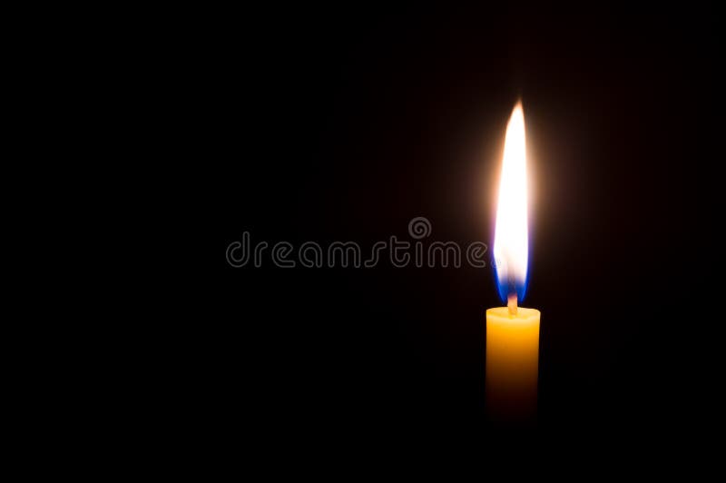 Candle Light Helps Lead People Stock Photo - Image of glowing ...