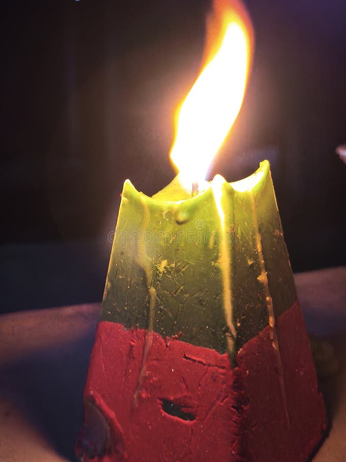 Candle Light Make You Can See in the Darknes Stock Photo - Image of ...