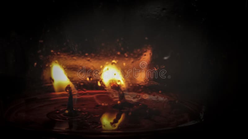 Soft Candle lights stock photo. Image of burn, celebration - 136154514