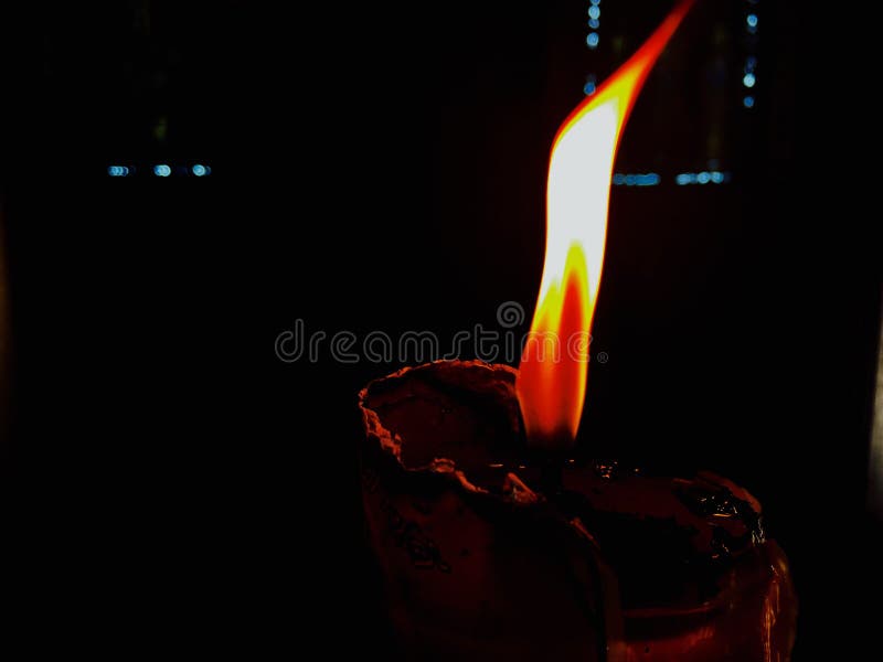 Candle stock image. Image of light, fire, candle, candlelight - 87266279