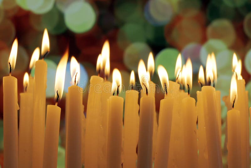Candle lights stock photo. Image of glow, religion, lighting - 40259332
