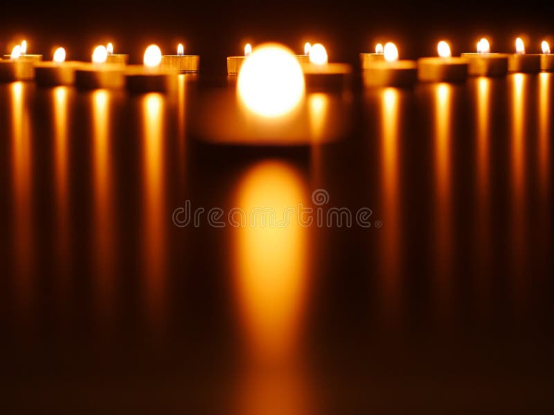 Candle lights stock photo. Image of black, creative, orange - 47254760