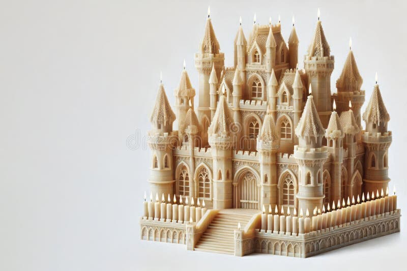 A Candle Lock with Many Details. Space for Text. Stock Photo - Image of ...