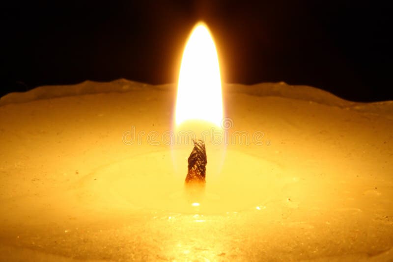 Candle in the night. stock image. Image of heat, night - 6032891