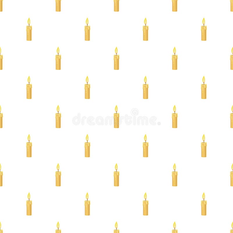 Candle pattern stock vector. Illustration of isolated - 96645849