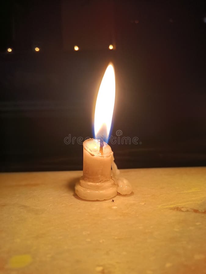 Candle Portrait Photography at Night Stock Image - Image of lighting ...