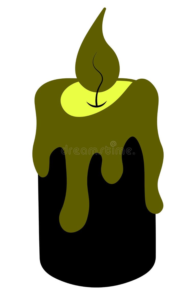 Melted Candle Vector Silhouette Stock Illustrations – 91 Melted Candle ...