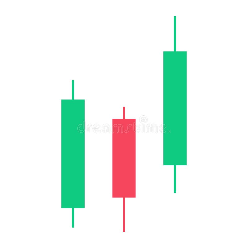 Candle Trading Chart for Analyzing Trading on the Crypto Currency and ...