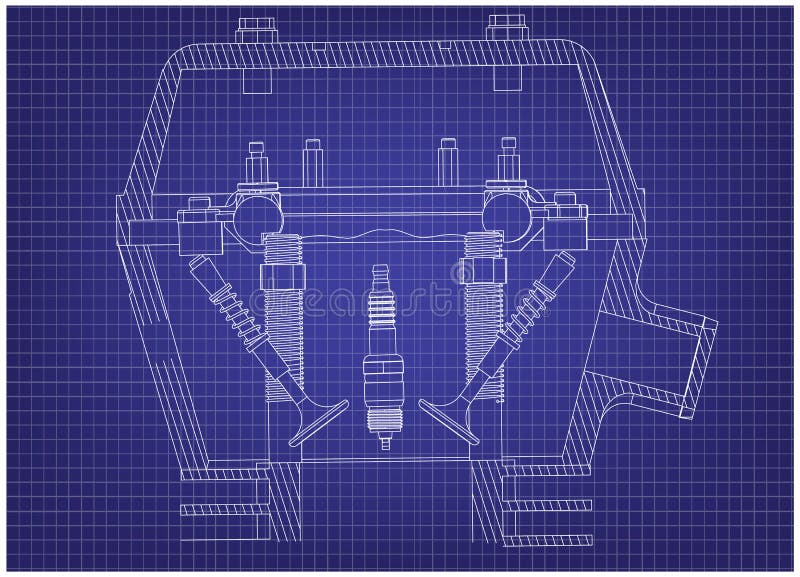 Piston Engine Blueprint Stock Illustrations – 452 Piston Engine ...