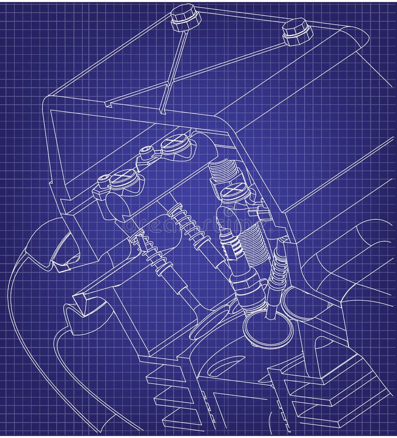 Piston Engine Blueprint Stock Illustrations – 452 Piston Engine ...