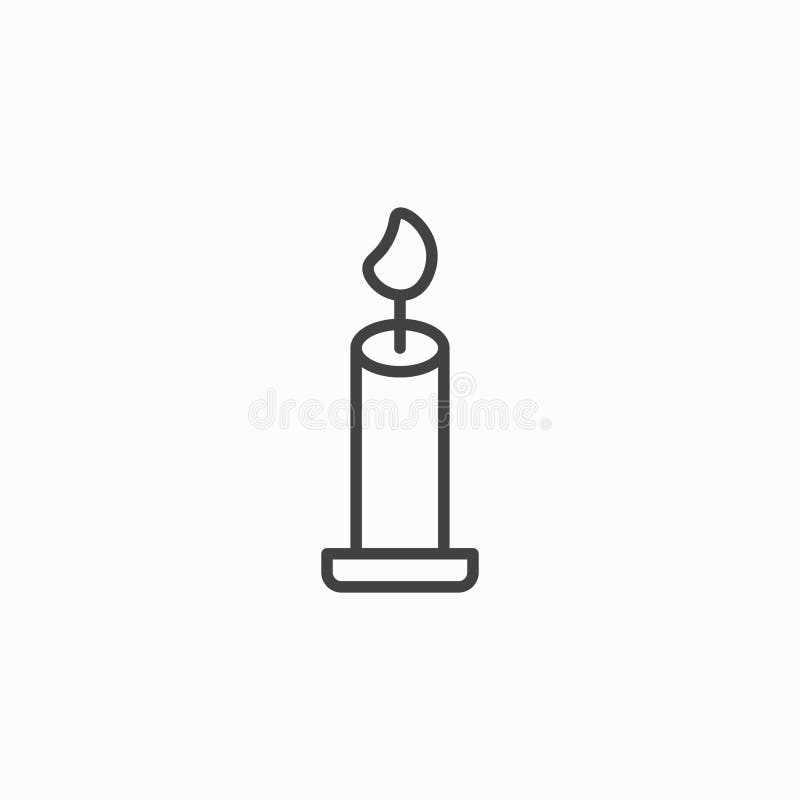 Candle vector icon set stock vector. Illustration of design - 340398082