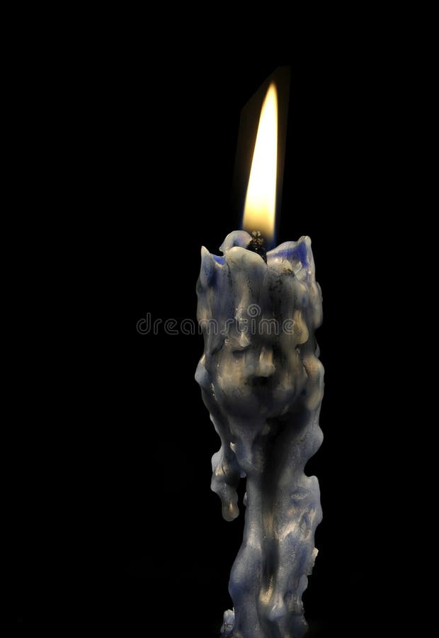 Candle Wax Dripping from Wax Candle Showing Textures Stock Photo ...
