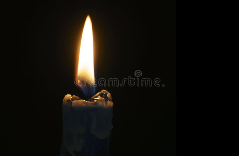 Candle Wax Dripping from Wax Candle Showing Textures Stock Image ...