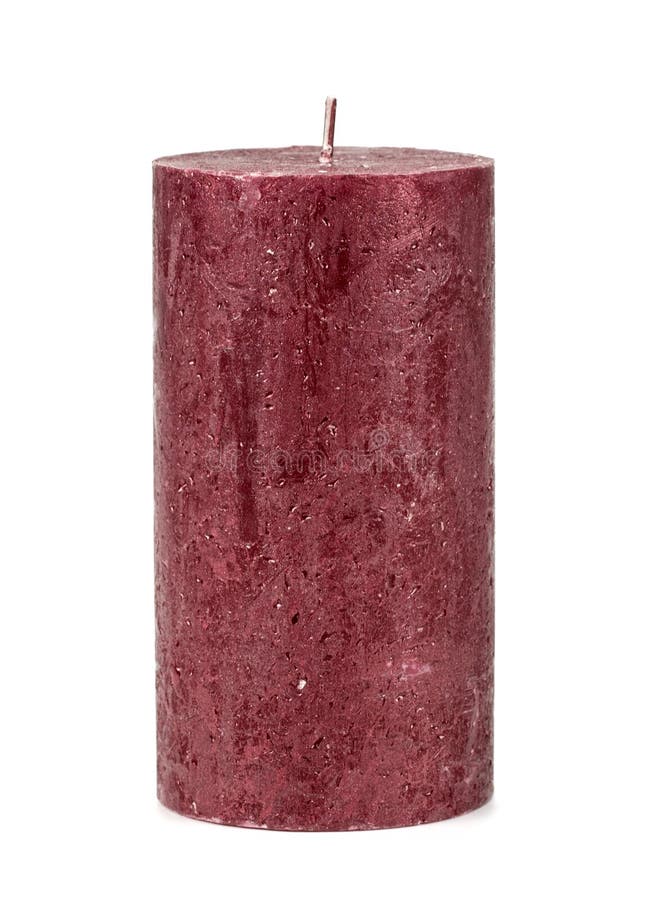 Two Red Candle Wax on a White Background Stock Image - Image of stocky ...