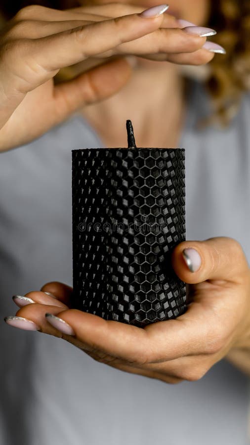 A Candle with Your Own Hands. Hobby Stock Image - Image of aroma ...