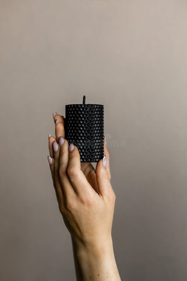 A Candle with Your Own Hands. Hobby Stock Image - Image of aroma ...